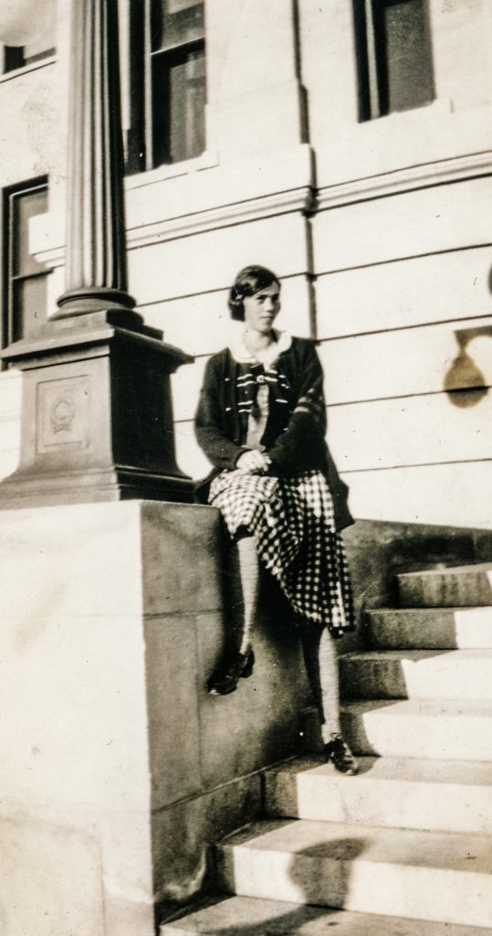 1921 - Elizabeth Dauth High School Day - Dauth Family Archive