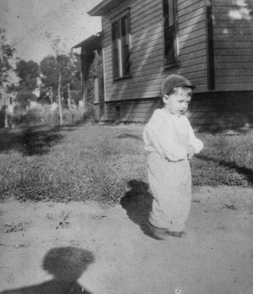 Circa 1907 - Elizabeth Dauth Dressed In Boy Clothes - Dauth Family Archive